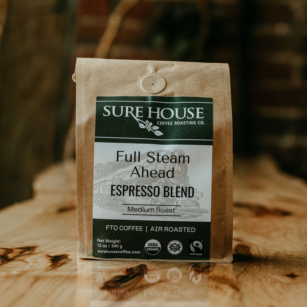 Full Steam Ahead Espresso – Sure House Coffee